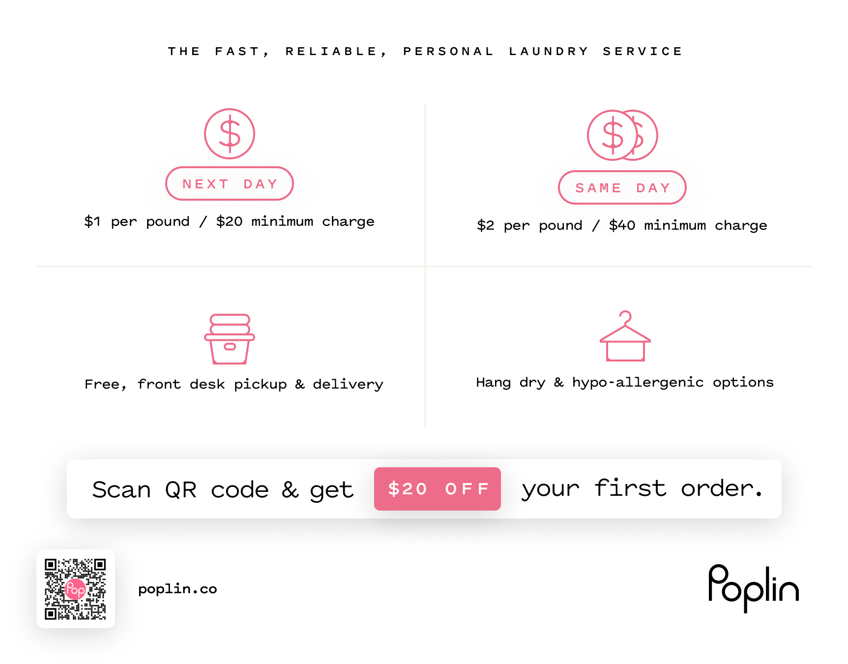 Hotel Marketing – Poplin Laundry Pro