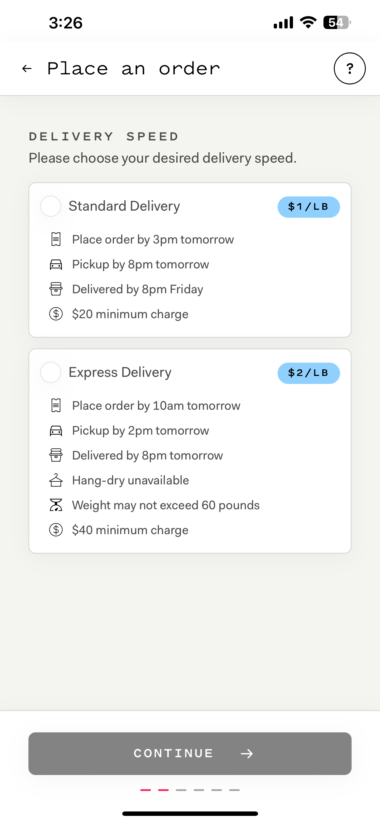Express Service Speed – Poplin Laundry Pro
